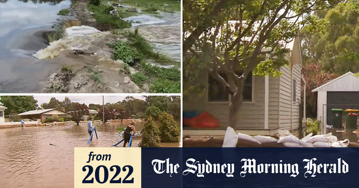 Video Border Towns Of Echuca And Moama Under Flood Threat